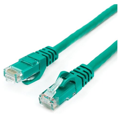 Atcom / Кабель для интернета Патч-корд UTP RJ45, CAT.6, 2 m зеленый AT9410
