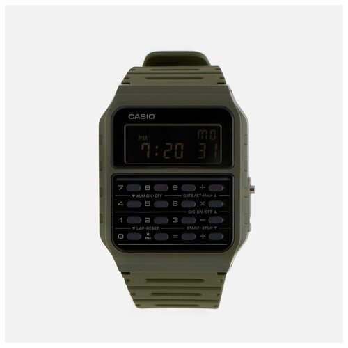 Наручные часы CASIO Vintage CA-53WF-3B, зеленый, черный