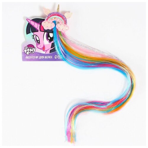 Прядь для волос "Единорог. Искорка", 40 см, My Little Pony
