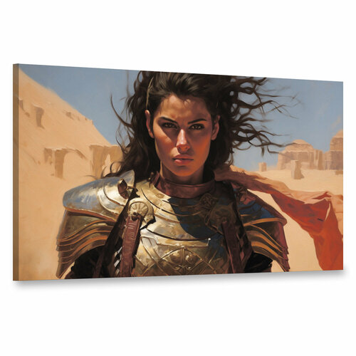 Интерьерная картина 100х60 "Женский день: искусство, воплощающее женскую силу"
