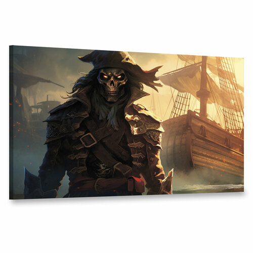 Интерьерная картина 100х60 "Пиратская маска"