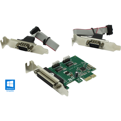 Контроллер PCI-E (WCH CH382) 2 x RS232 (DB9M), 1 x IEEE 1284 (DB25F) | ORIENT XWT-PE2S1PLP