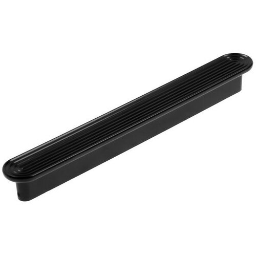 Ручка-скоба С-35, пластик 96- 128 мм, цвет черный глянцевый