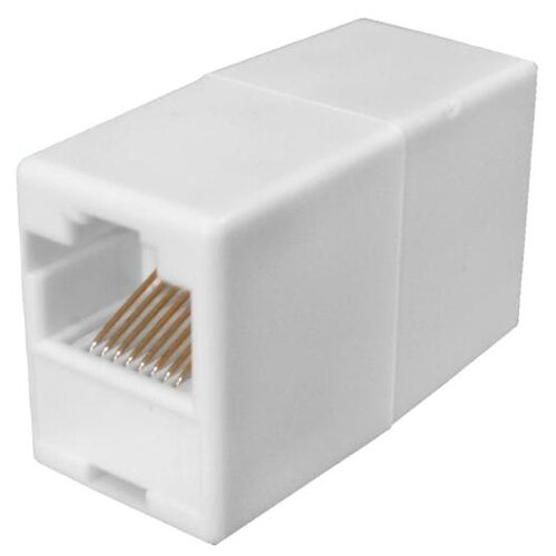 Переходник/адаптер Gembird RJ45 - RJ45 (TA350-1), 1 шт., белый