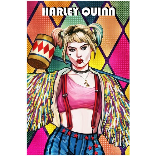 Постер / Плакат / Картина Harley Quinn: Birds of Prey 50х70 см в раме
