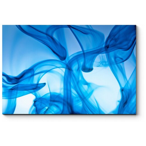 Модульная картина Многогранный синий 50x33