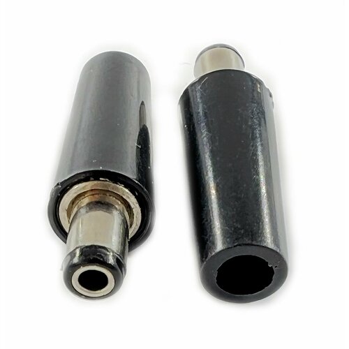 Штекер питания 5.5x2.5x9.5 мм штекер пластик на кабель ( 1 штука)