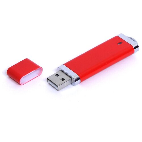 Промо флешка пластиковая «Орландо» (128 Гб / GB USB 3.0 Красный/Red 002 Флеш-карта Элегант)