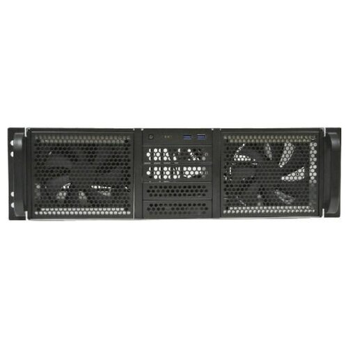 Корпус серверный 3U Procase RE306-D0H14-C-48 14*3,5 int , черный, без блока питания, глубина 480мм, MB CEB 12"x10.5"