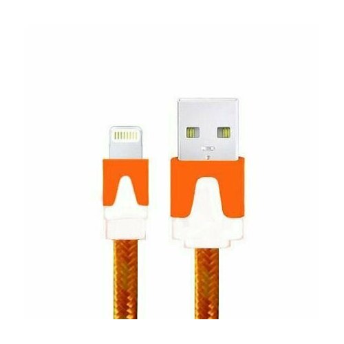 Плоский плетеный кабель Lightning to USB Cable для iPhone/iPod/iPad