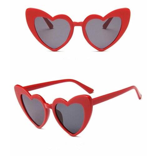 Солнцезащитные очки  Очки детские.(сердце 2)-красный, красный