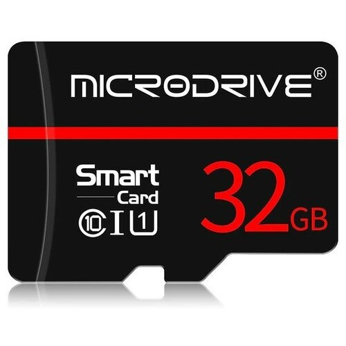 Карта памяти MICRODRIVE Micro SD класс 10 UHS-1 U1 V10 A1 32 ГБ