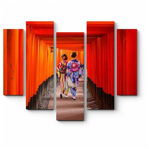 Модульная картина Дух Японии, Киото 181x147