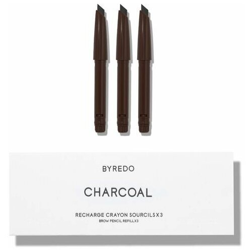 Byredo Набор карандашей для бровей 3 Refills Set All-in-one Charcoal 04