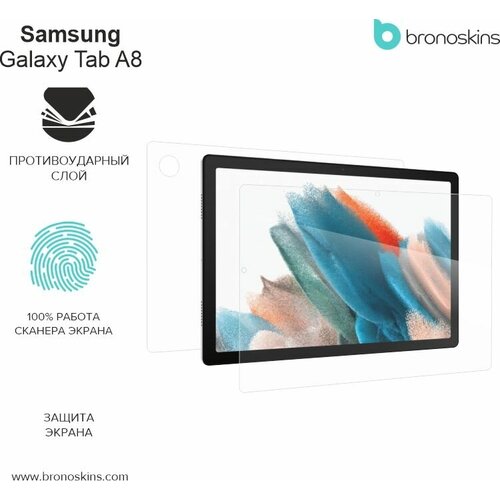 Пленка экрана и задней панели Samsung Galaxy Tab A8 LTE (Матовая, FullBody)