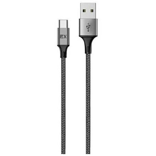 Кабель USB - TYPE-C EXPLOYD EX-K-1212, 1 м, черный