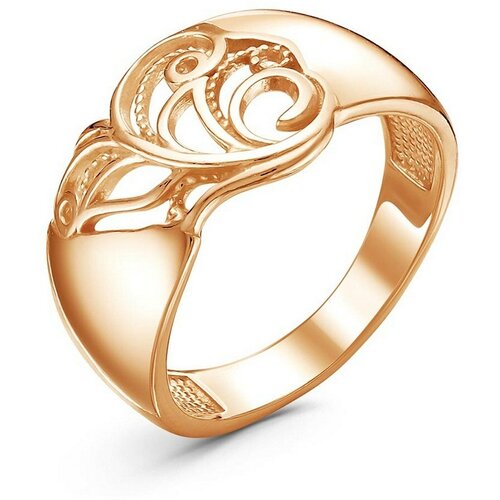 Кольцо обручальное Красная Пресня, размер 17.5, золотой
