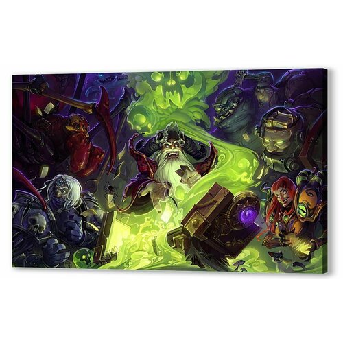 Плакат, постер на холсте Hearthstone: Heroes Of Warcraft. Размер 60 х 84 см