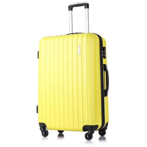 Умный чемодан L'case 00000000444, Krabi BCP-12-02, 85 л, размер L, желтый