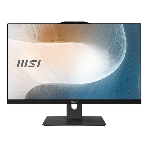 MSI Моноблок MSI Modern AM242P 12M-630RU 23.8" Full HD PG 8505 (1.7) 4Gb SSD128Gb UHDG Windows 11 Professional GbitEth WiFi BT 120W клавиатура мышь Cam черный 1920x1080