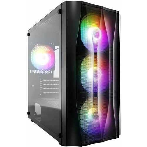 Корпус microATX 1stPlayer FIREBASE X3-M Без БП чёрный