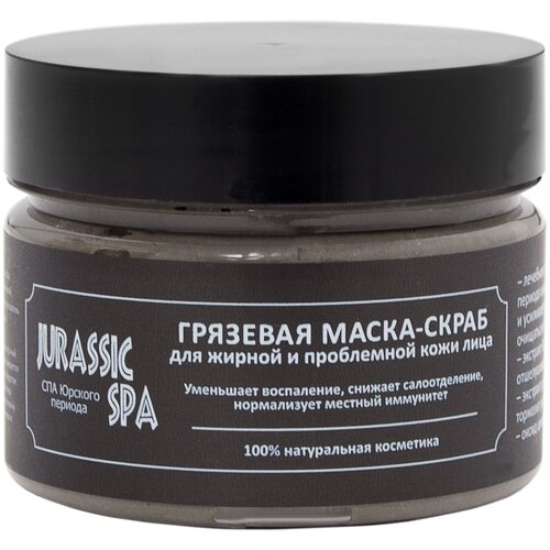 Jurassic SPA маска-скраб для жирной и проблемной кожи лица, 100 мл