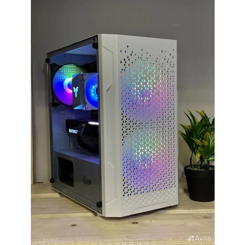 Настольный компьютер BK Игровой компьютер BCK Mesh 01W i5 11400F/32Gb DDR4/1000Gb HDD/500SSD/HDD/RTX3060/700W/Win10Pro