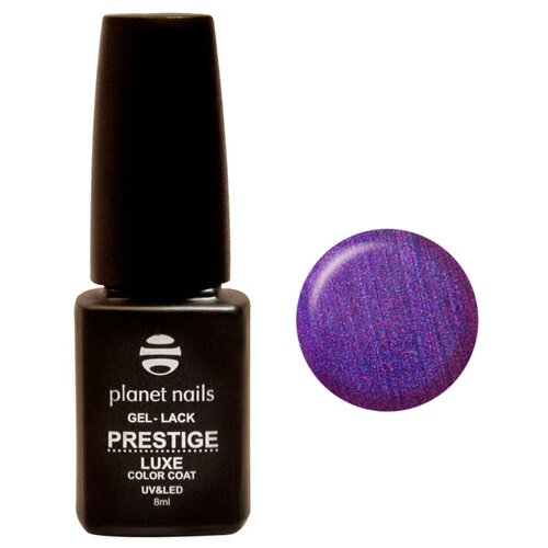 Planet nails Гель-лак Prestige Luxe, 8 мл, 309 темно-пурпурный перламутр