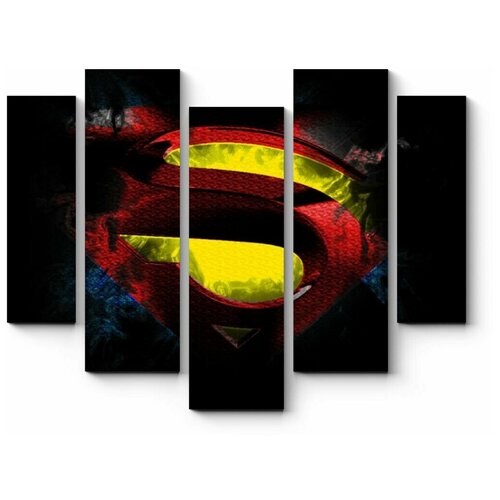 Модульная картина Логотип Супермена101x82