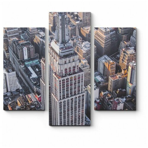 Модульная картина Нью-Йорк с высоты птичьего полета60x54