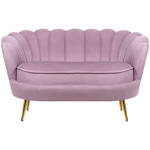 Дизайнерский розовый диван Pearl double pink