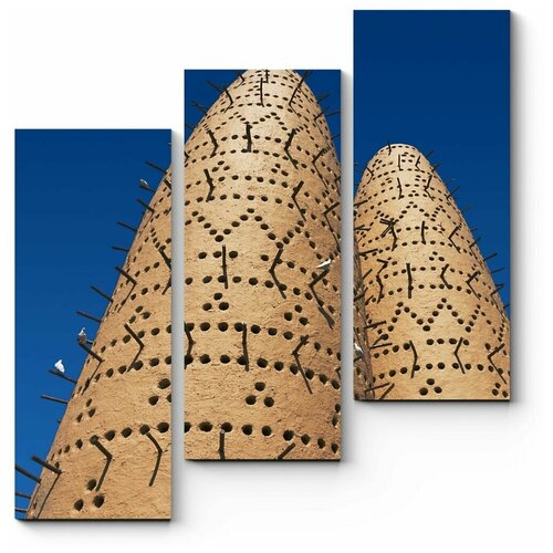 Модульная картина Голуби на башне в Катаре140x149