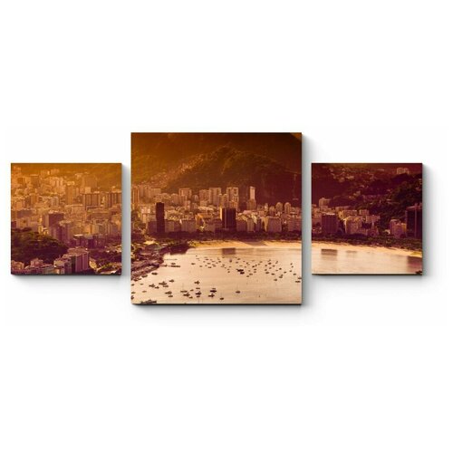 Модульная картина Чудесный Рио-де-Жанейро 90x39