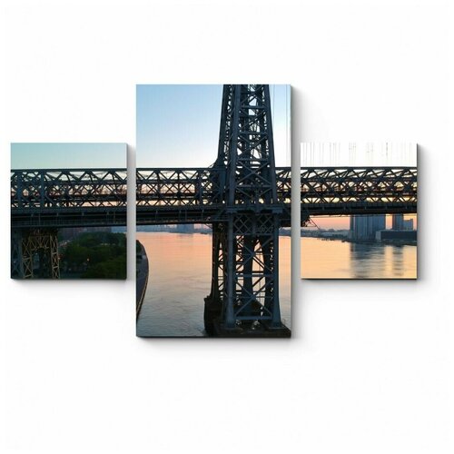 Модульная картина Одинокий мост150x98