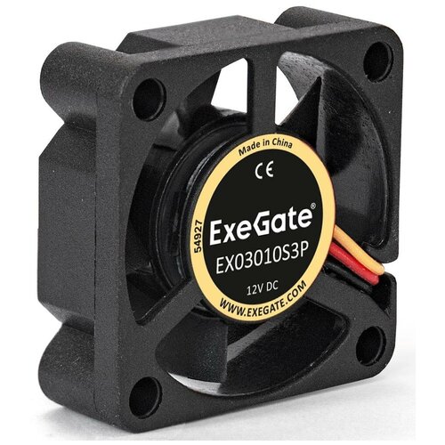 Exegate EX281210RUS Вентилятор ExeGate Mirage-S 30x30x10 подшипник скольжения, 8000 RPM, 23, 3pin