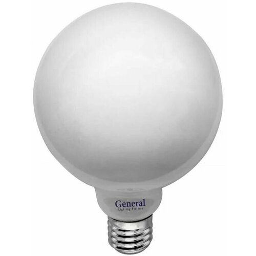 Лампа светодиодная филамент GLDEN-G95S-M-8W-230V-E27-2700K Матовая General