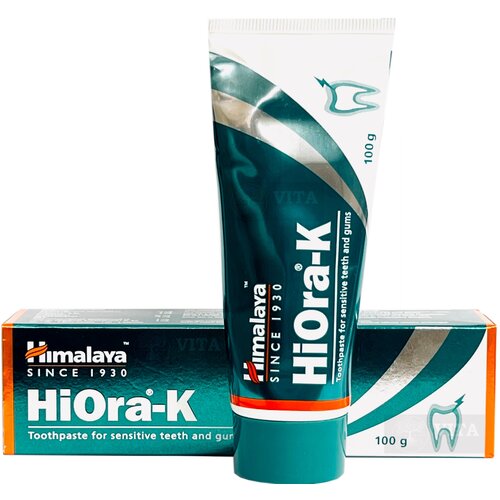 Хиора-К (Hiora-K) паста для чувствительных зубов 100 г. Himalaya Since 1930