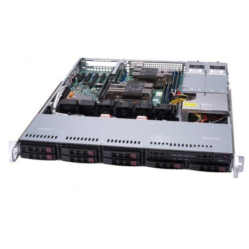 Сервер Supermicro SuperServer 1029P-MTR без процессора/без накопителей/количество отсеков 2.5" hot swap: 8/800 Вт/LAN 1 Гбит/c