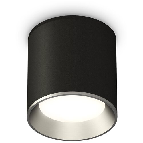 Накладной светильник XS6302003 SBK/PSL черный песок/серебро полированное MR16 GU5.3 (C6302, N6104)