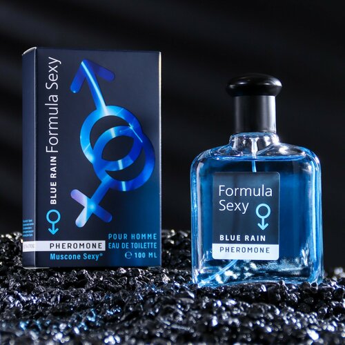 Туалетная вода мужская с феромонами Formula Sexy Blue Rain, 100 мл (по мотивам Blue Seduction (A.Banderas)