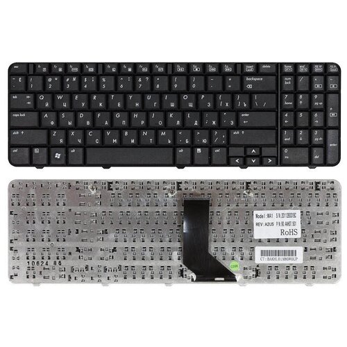 Клавиатура для ноутбука Compaq Presario CQ60-101 черная