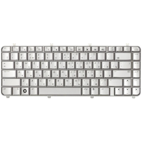 Клавиатура для ноутбука HP Pavilion DV5-1250 серебристая