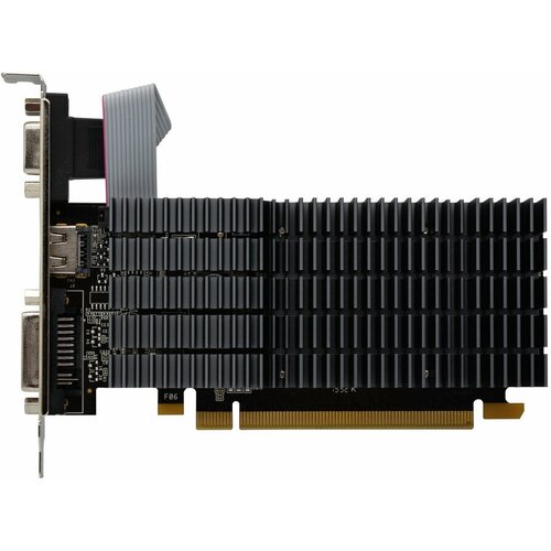 Видеокарта Afox GT710 2GB DDR3 64BIT DVI HDMI VGA LP HEATSINK RETAIL PACK (784672) Вскрытая упаковка, товар со