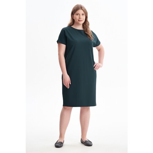 Платье Olsi, размер 52, зеленый