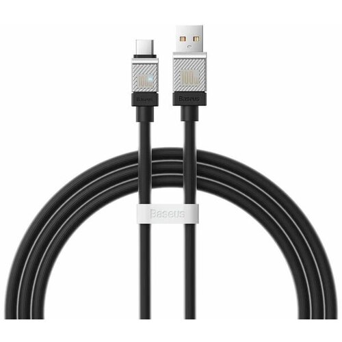 Кабель Baseus CoolPlay Series Fast Charging Cable USB - Type-C 100W 1m (CAKW000601) Черный