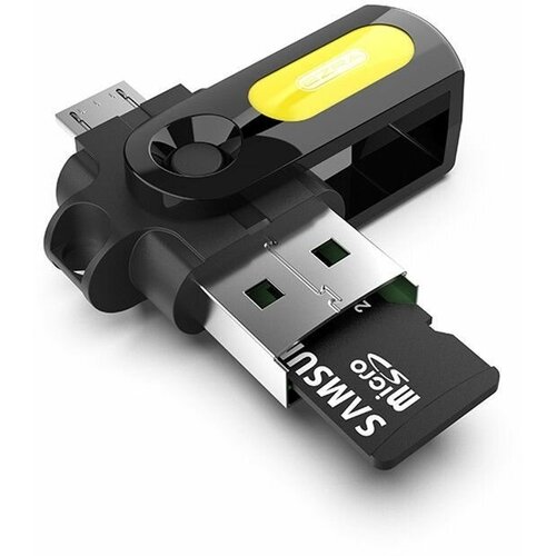 Переходник OTG (штекер USB/TF - штекер microUSB) EZRA OC02