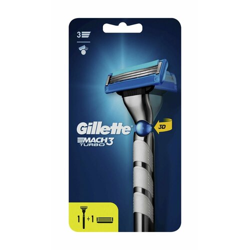 Станок для бритья со сменными кассетами GILLETTE MACH3