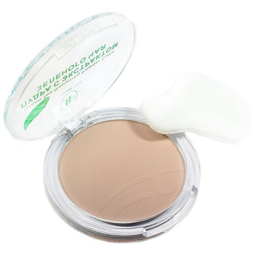 TF Cosmetics Компактная пудра с экстрактом зелёного чая 03 Песочный беж 12 г