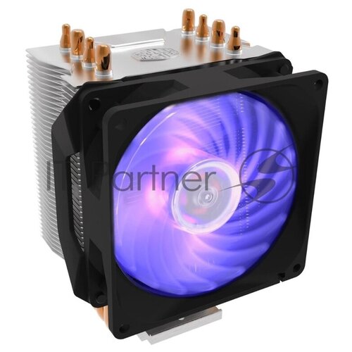 Кулер для процессора Cooler Master CPU Cooler Hyper H410R, 600-2000 RPM, RGB fan, 120W, Full Socket Support (RR-H410-20PC-R1)