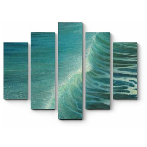 Модульная картина Изумрудный океан 115x92